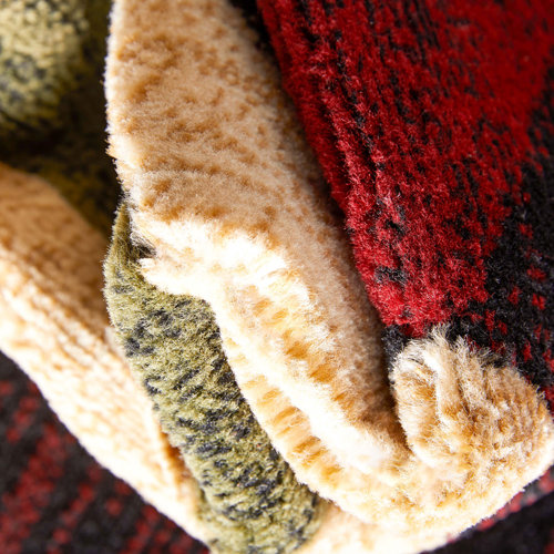 Ebern Designs Bingo Red Modern Geometric Rug & Reviews | Wayfair