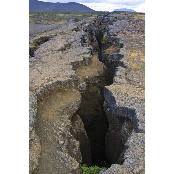 Alpen Home Tectonic Crack by Semnic - Wrapped Canvas Print | Wayfair.co.uk