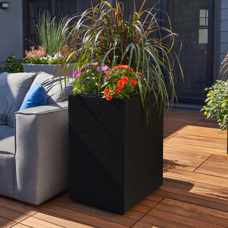 AllModern Langer Tall Lightweight Outdoor 23" x 18" x 30" Column ...