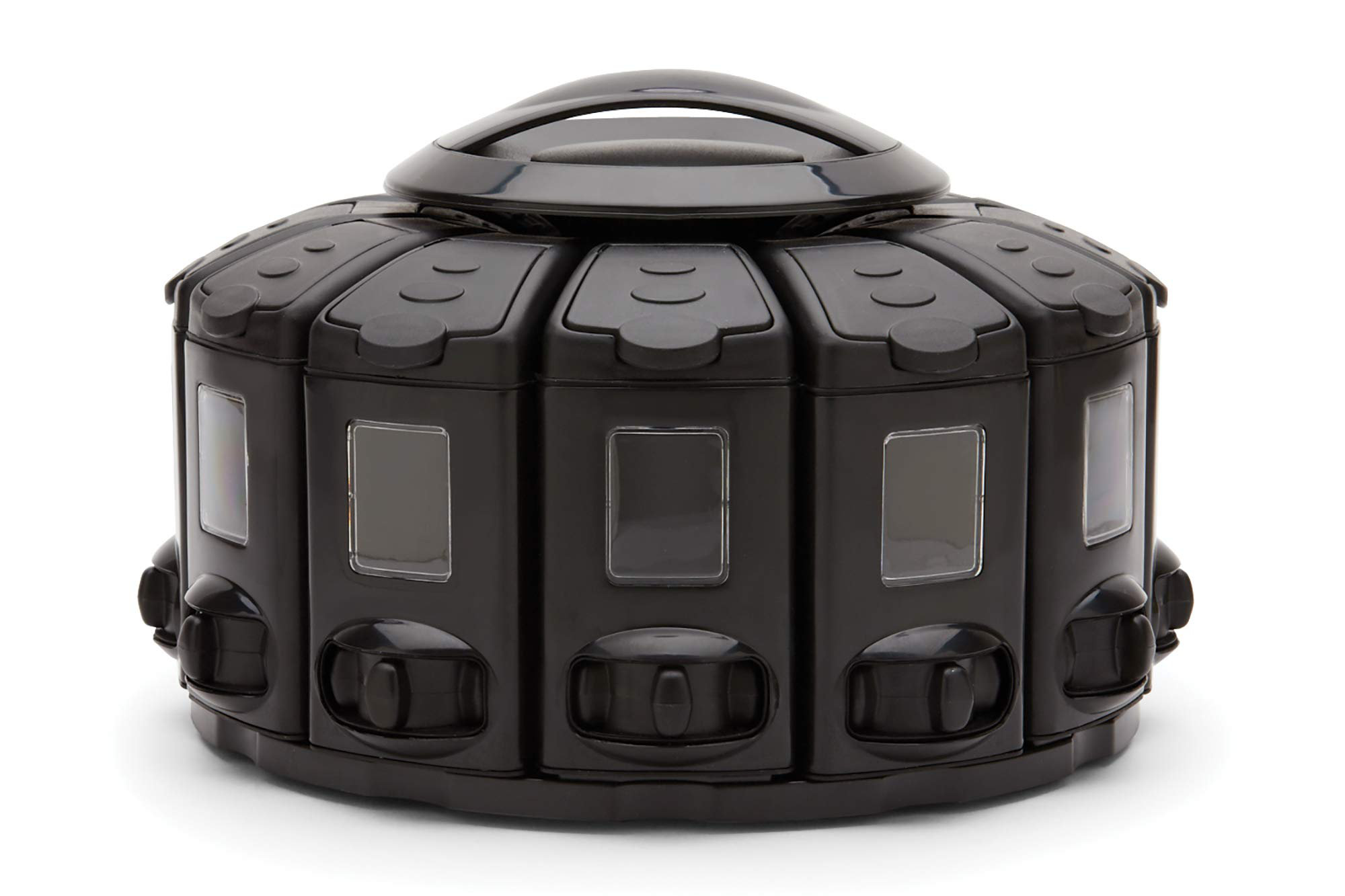 Latitude Run® Auto-Measure Pro Spice Rack Carousel with 12 Compartments ...