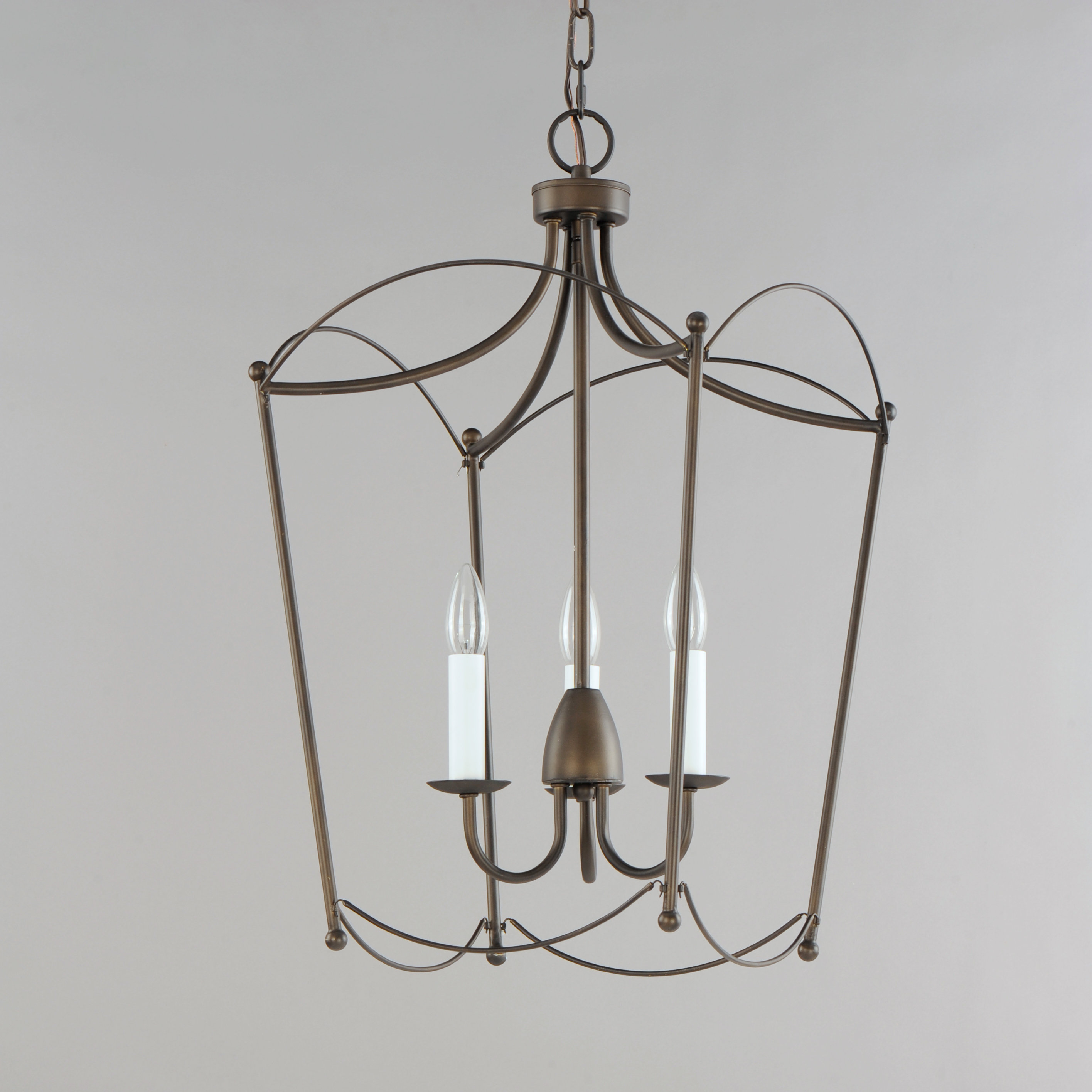 Gracie Oaks 3 - Light Lantern Rectangle Chandelier & Reviews | Wayfair