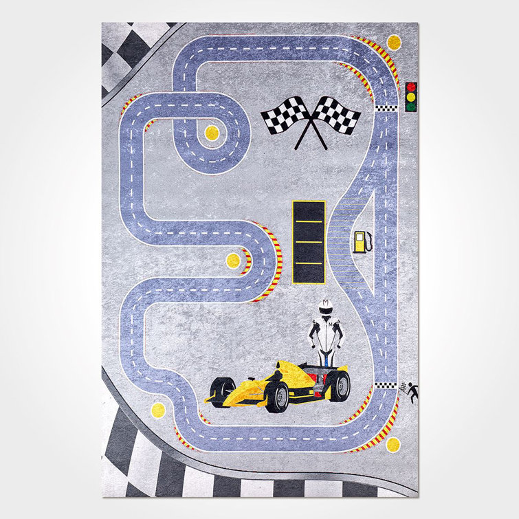 Isabelle & Max Polzin Machine Woven Area Rug | Wayfair.co.uk