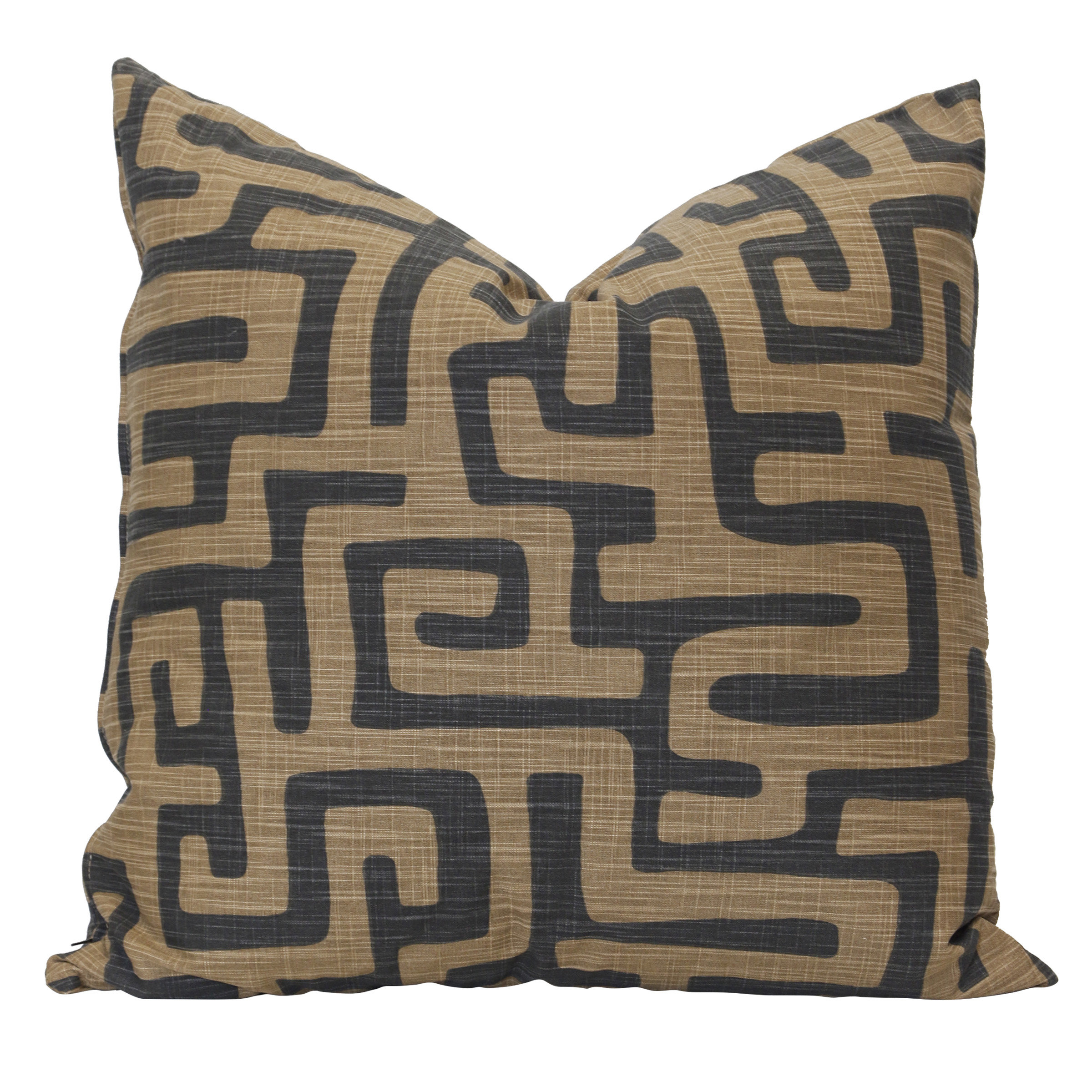 Harp and Finial Geometric Throw Pillow | Wayfair