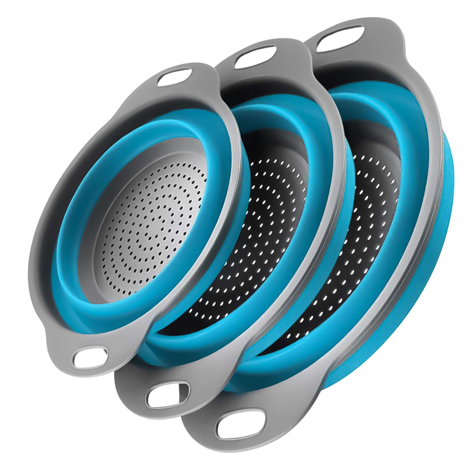 BETOFUL Collapsible Colander Set of 3 | Wayfair
