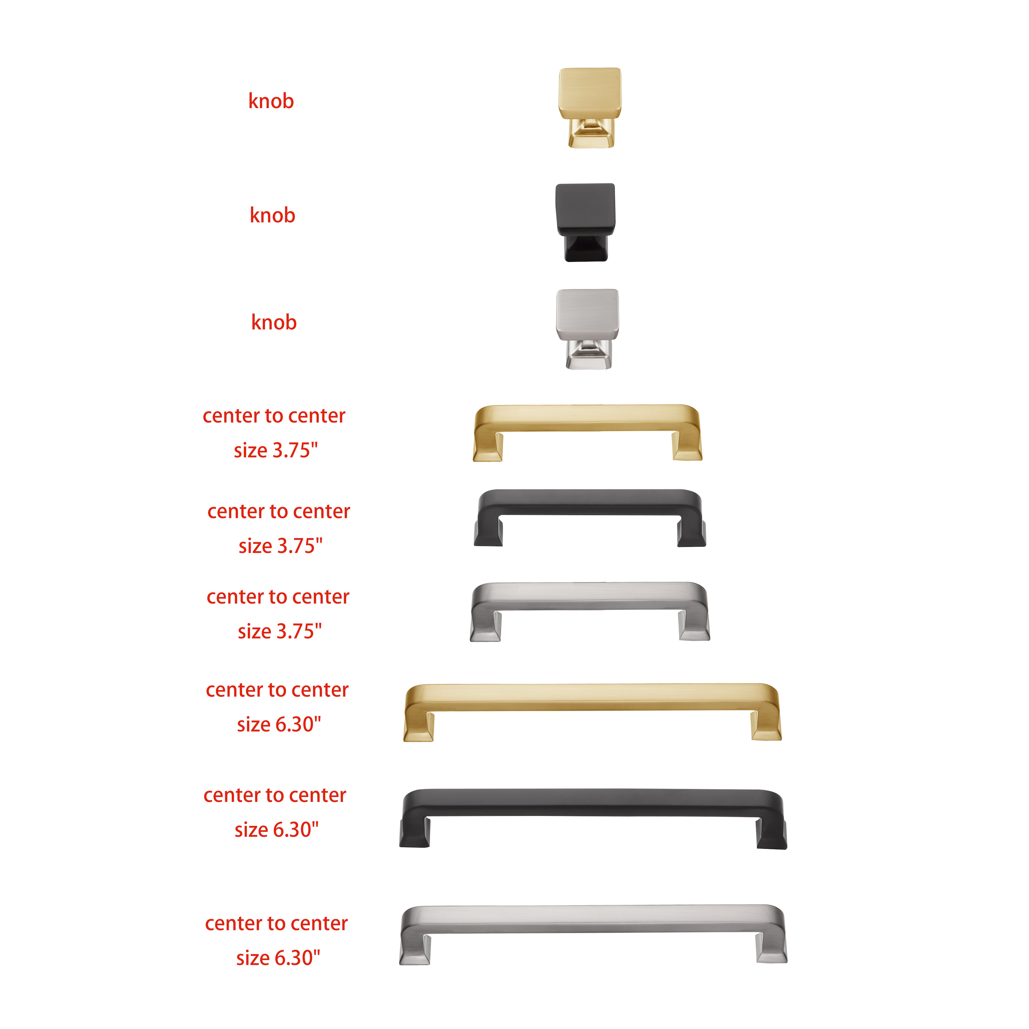 Utopia Alley Bergen Pull Handle - Decorative Cabinet Drop Pull Handles ...