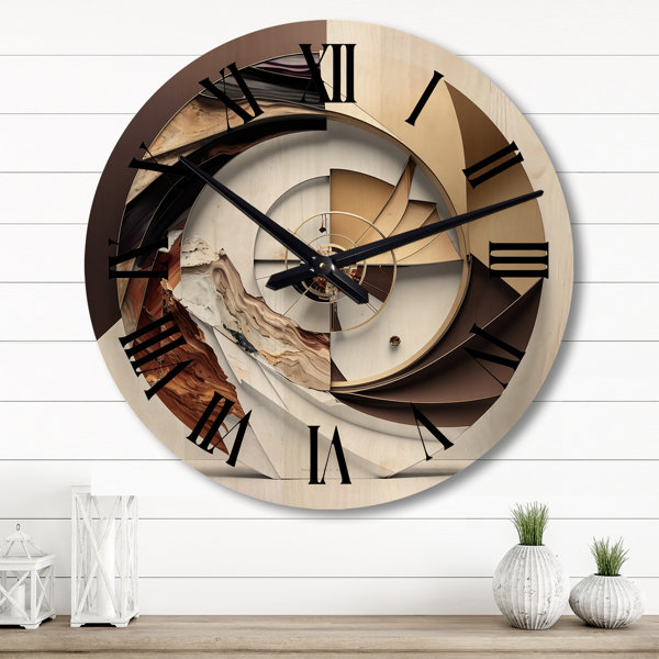 fibonacci spiral clock