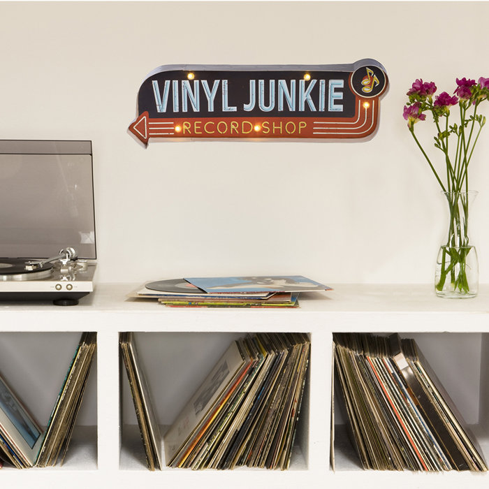 Williston Forge 7'' Music Themed Marquee Sign & Reviews | Wayfair