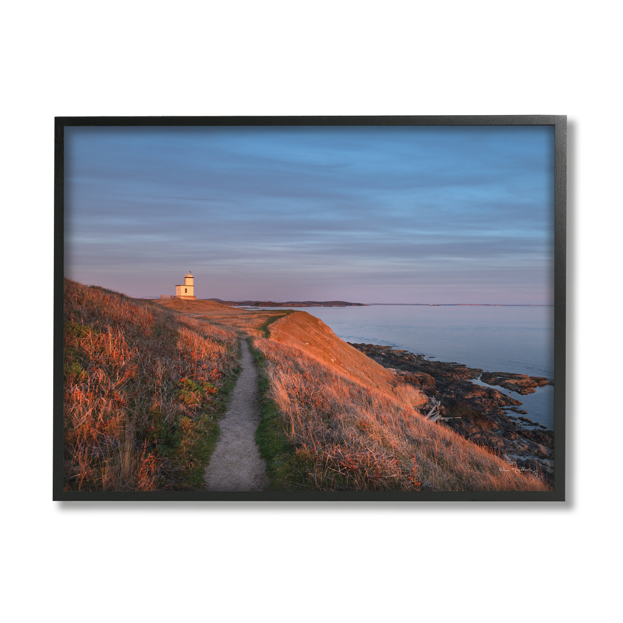 Stupell Industries Path to Lighthouse - Single Picture Frame Print on ...