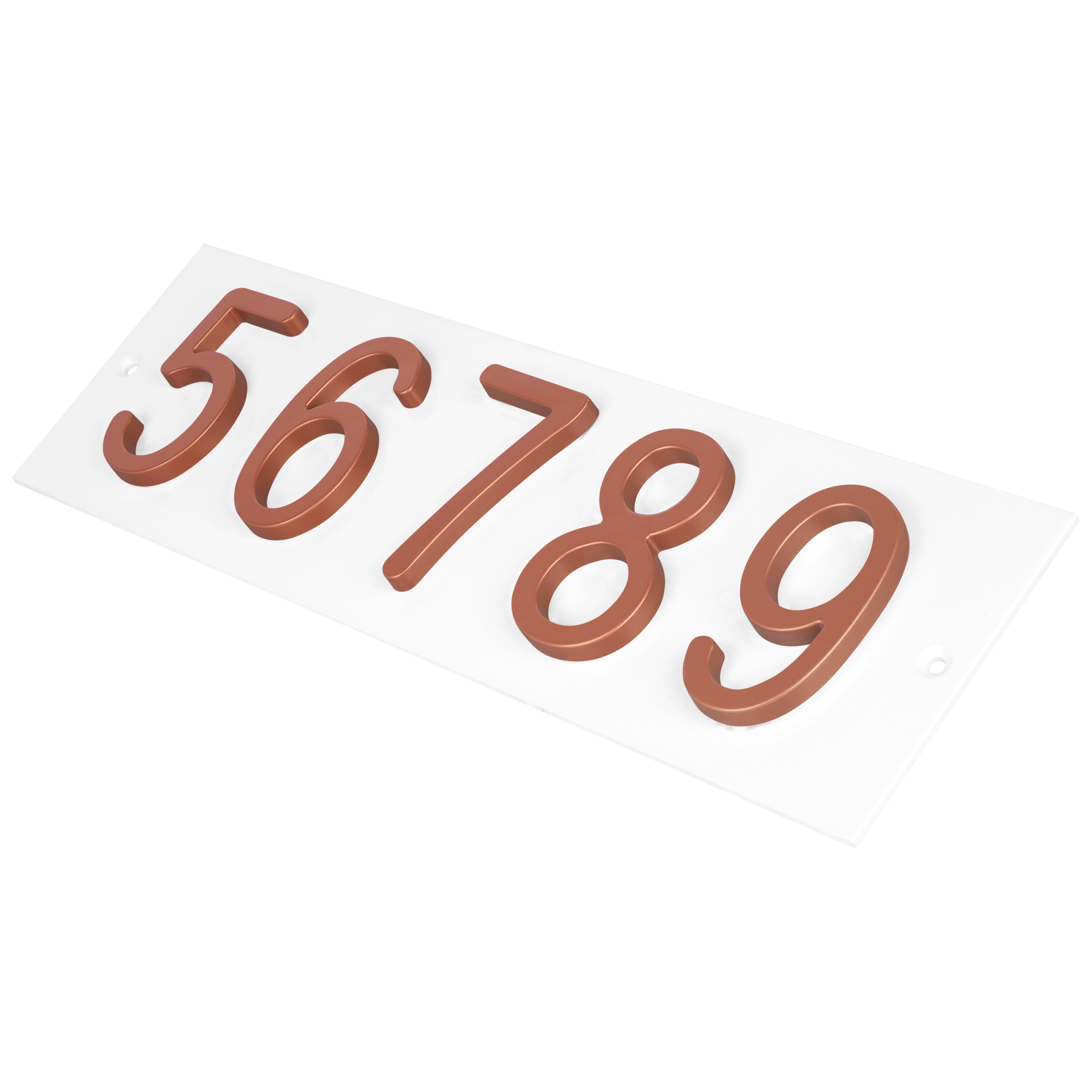 Royal Shade Flush Mount Horizontal Aluminum Address Plaque – Customized ...