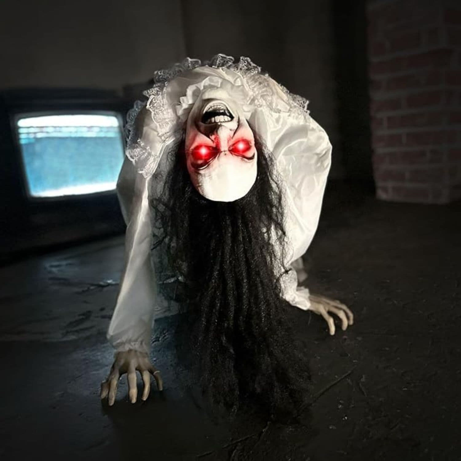 The Holiday Aisle® Scary Possessed Woman Featuring Motion-Activated ...
