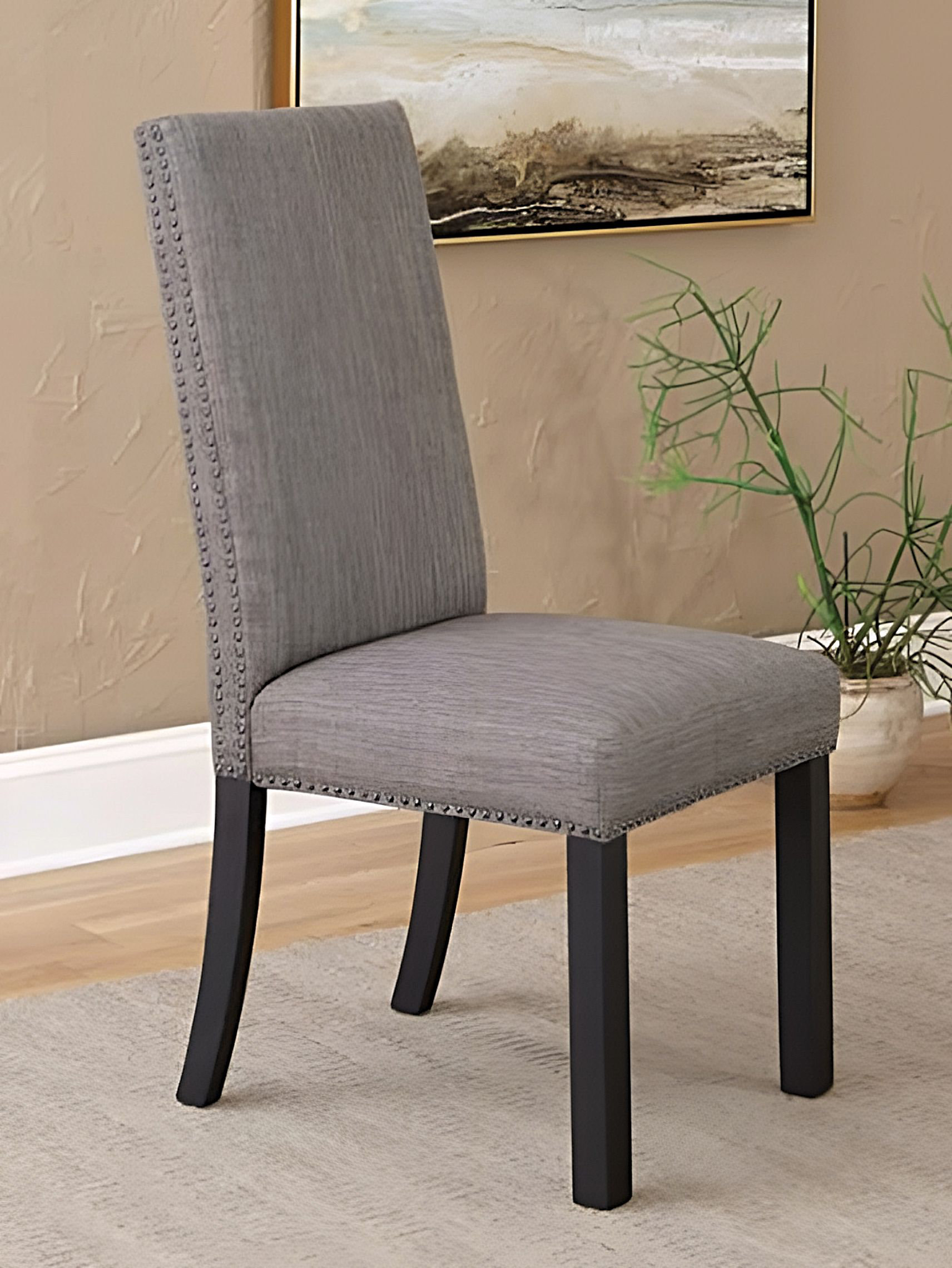 Red Barrel Studio Gerald Upholstered Parsons Chair in Gray - Wayfair Canada