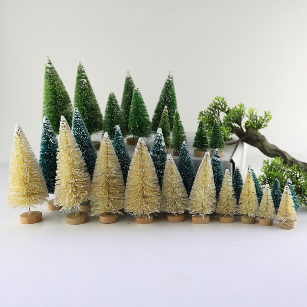 The Holiday Aisle® 30pcs Christmas Decorations Mini Christmas Trees ...