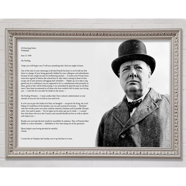 Bright Star Winston Churchill - Single Picture Frame Art Prints ...