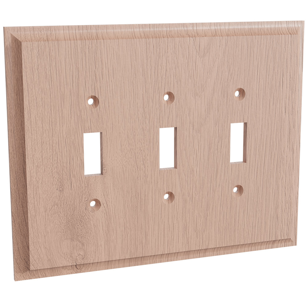 Designs of Distinction® Furniture Findings Triple Light Switch Plate ...