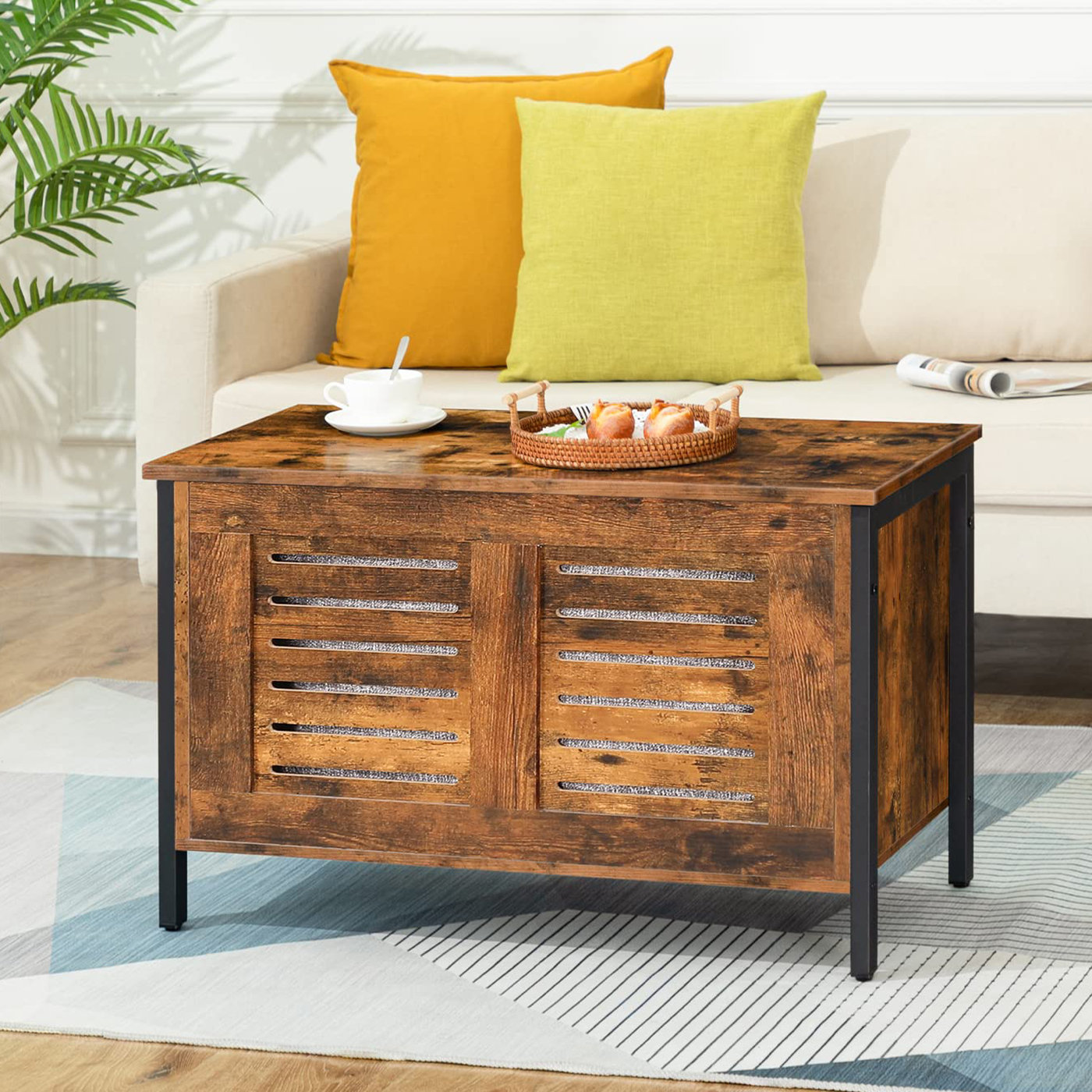 Gracie Oaks Mariahlynn Cabinet Storage Bench | Wayfair