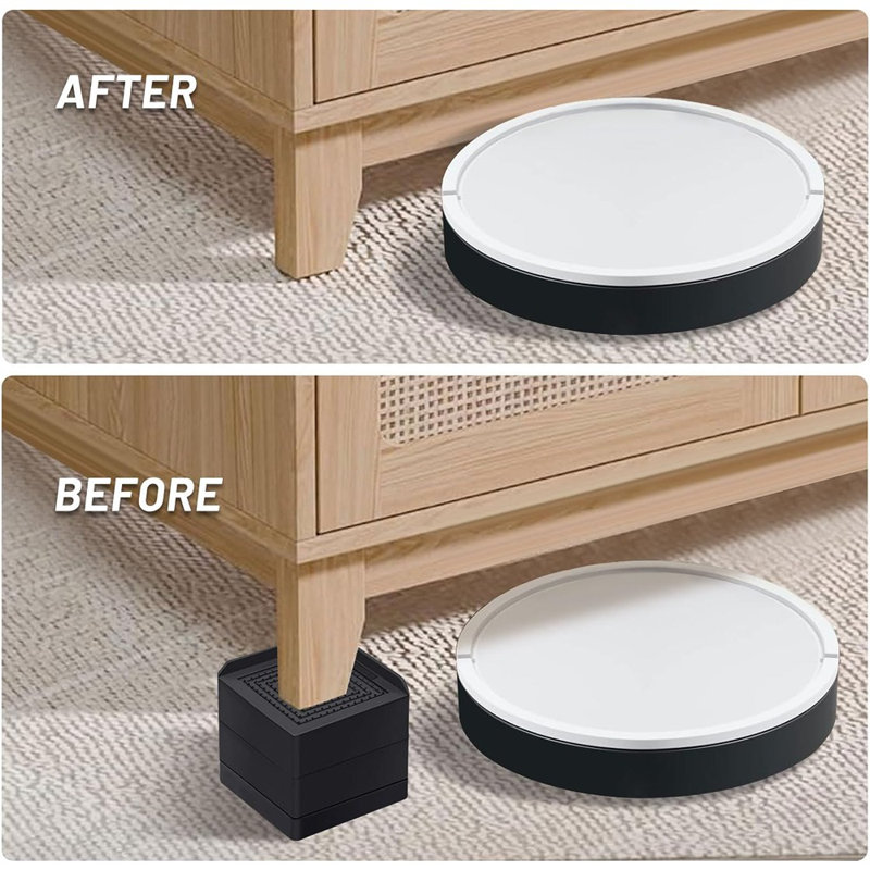 MAXAYA Heavy Duty Furniture Risers Elevator For Sofa ... | Wayfair