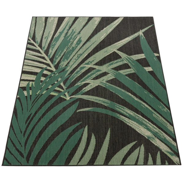 Black Floral & Plant Area Rugs You'll Love