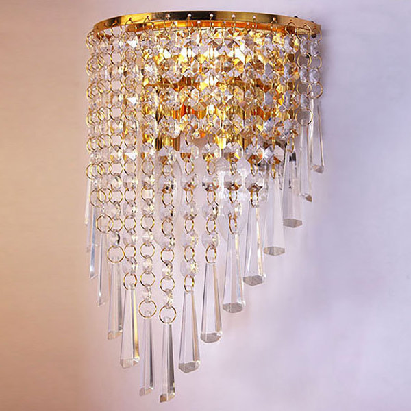 Mercer41 Modern Crystal Wall Mount Chandelier | Wayfair