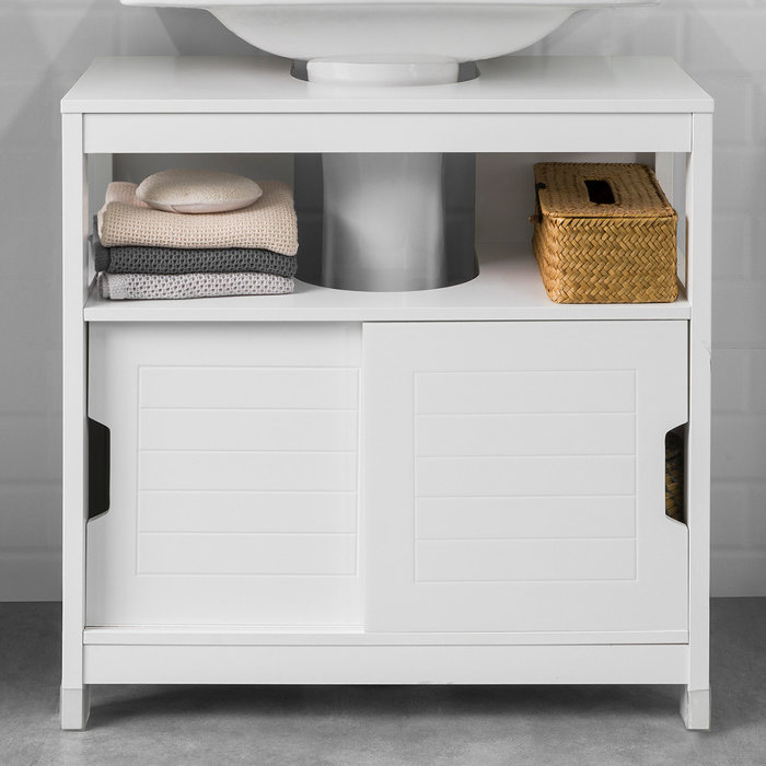 Marlow Home Co. Lyndora 60cm Free-standing Vanity Unit Base & Reviews ...