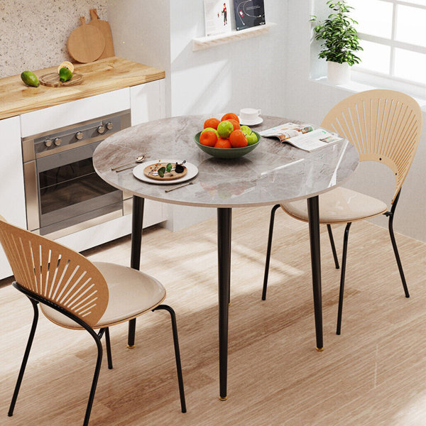 Metro Lane Anglica Round 80Cm Dining Table & Reviews | Wayfair.co.uk