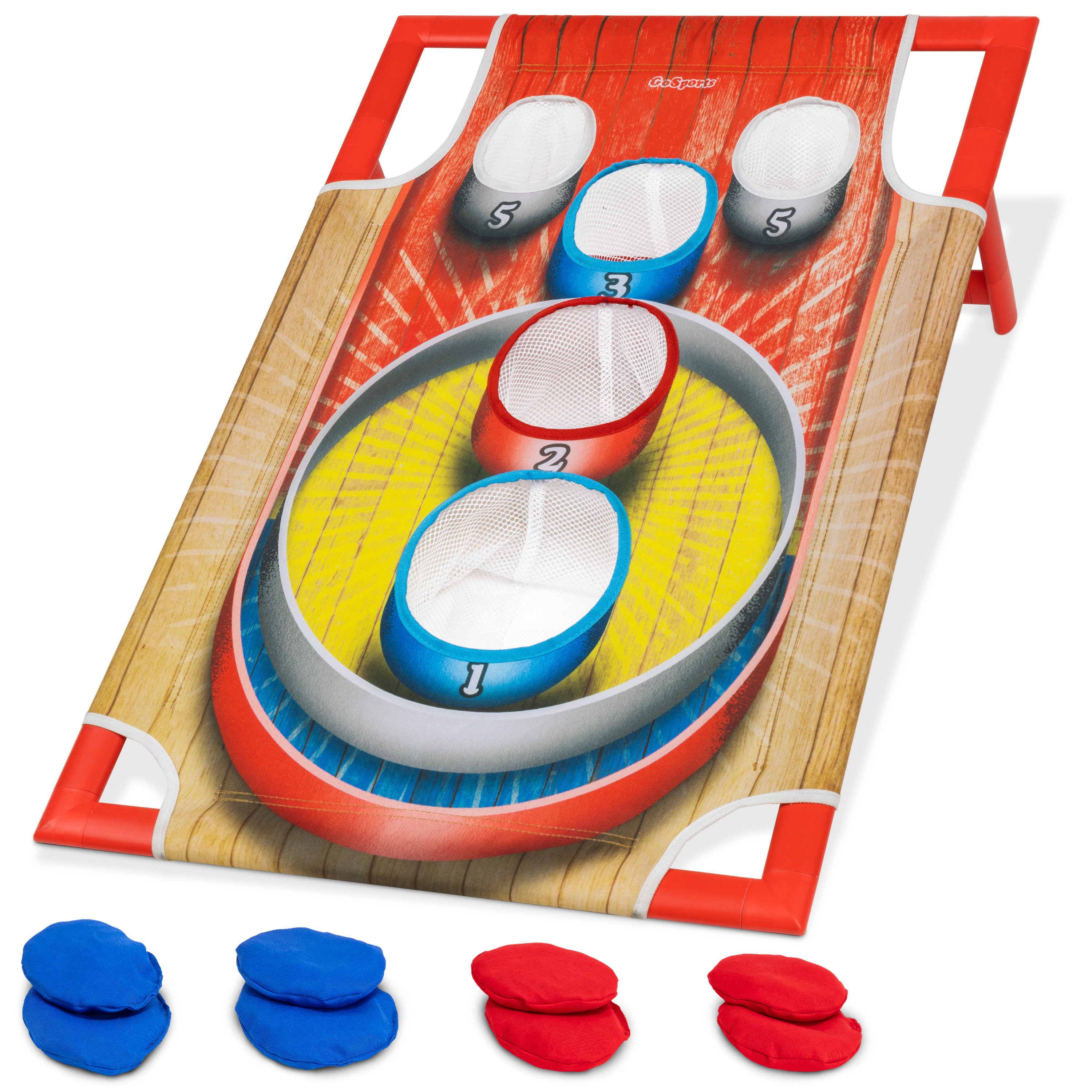 Gosports Cornhole Bean Bag Toss Game - Includes 1 Target, 8 Bean Bags ...