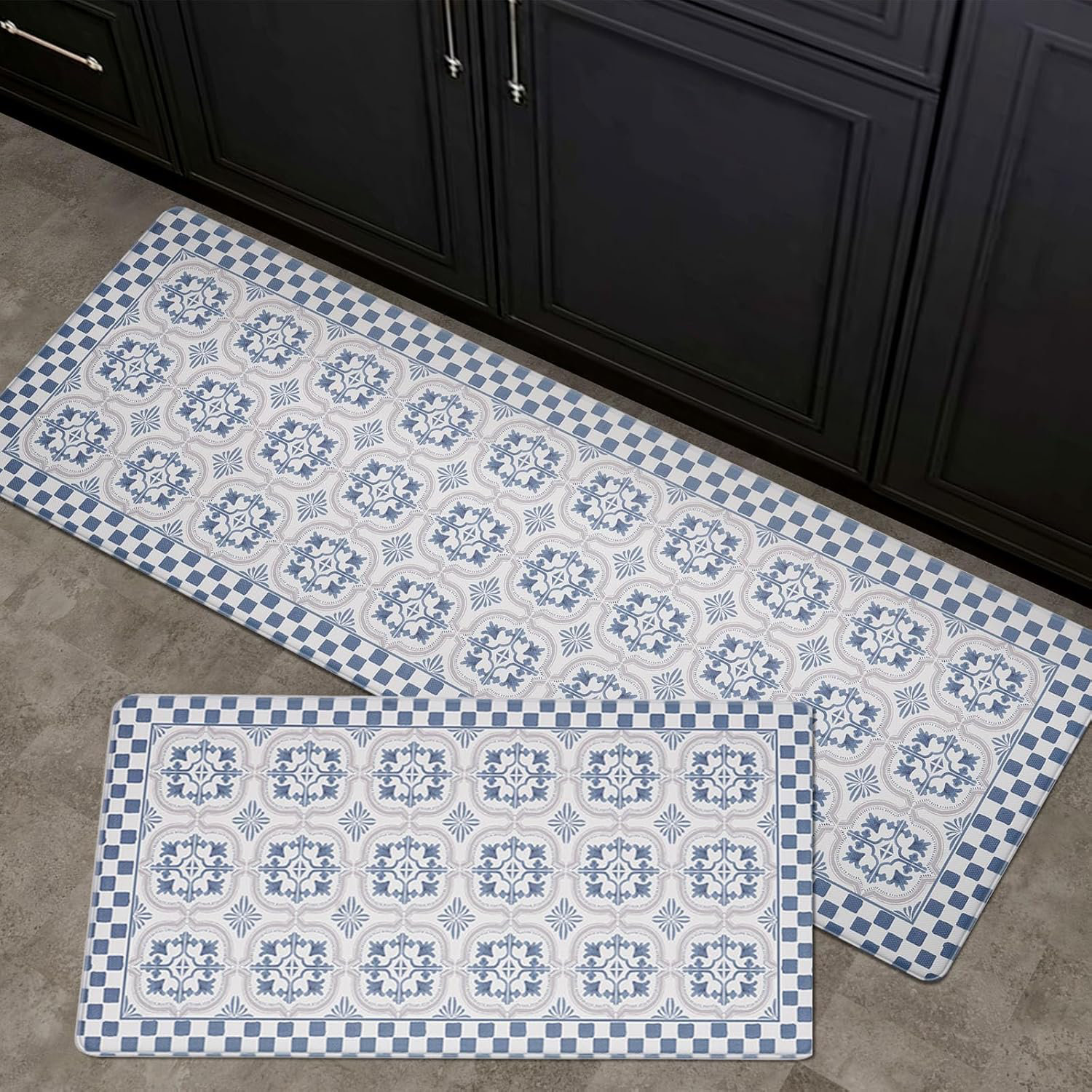 Lark Manor™ 2 Piece Set Kitchen Mats,Waterproof Non Slip Mat | Wayfair