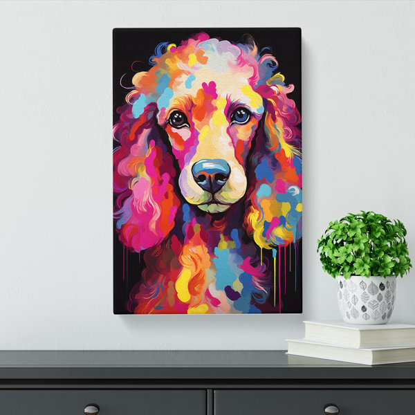 Marlow Home Co. Poodle Abstract - No Frame Art Prints | Wayfair.co.uk
