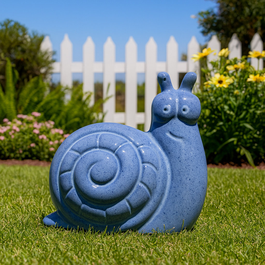 Ophelia & Co. Decorative Pottery Clay Snail Sculpture Garden Statuary ...