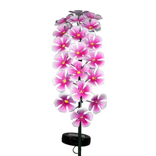 Exhart Metal Plants & Flowers Garden Stake - Solar Powered & Reviews ...