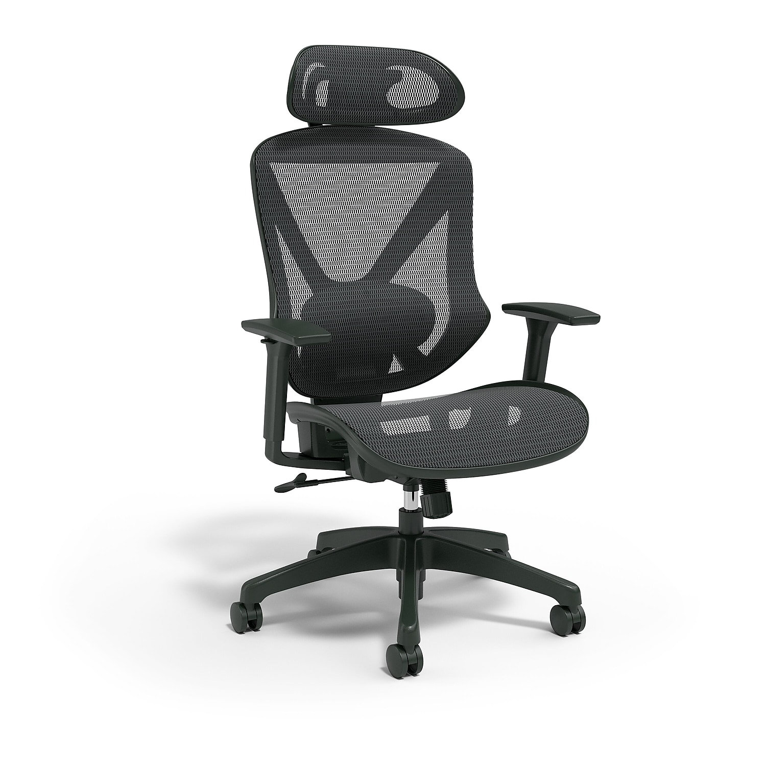 Inbox Zero Naleya Ergonomic Mesh Swivel Task Chair, Black (UN56946 ...