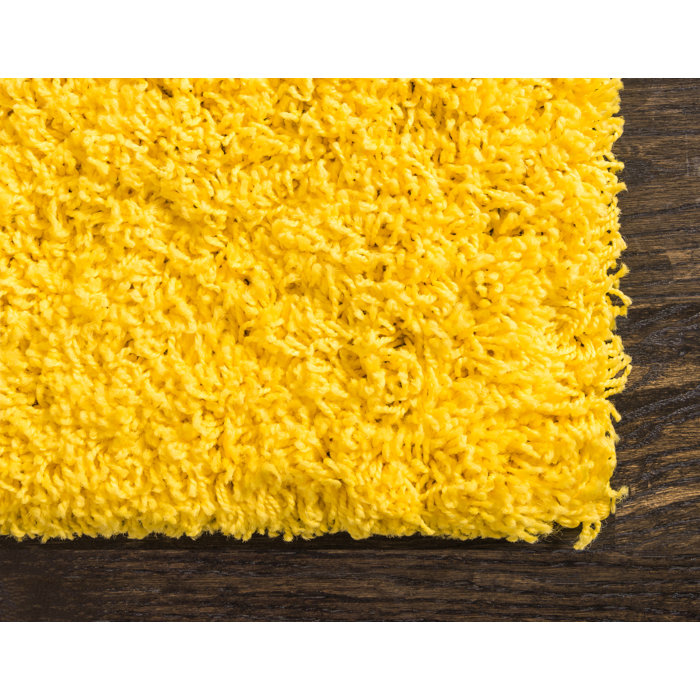 Ebern Designs Angeline Performance Tuscan Sun Yellow Rug & Reviews ...