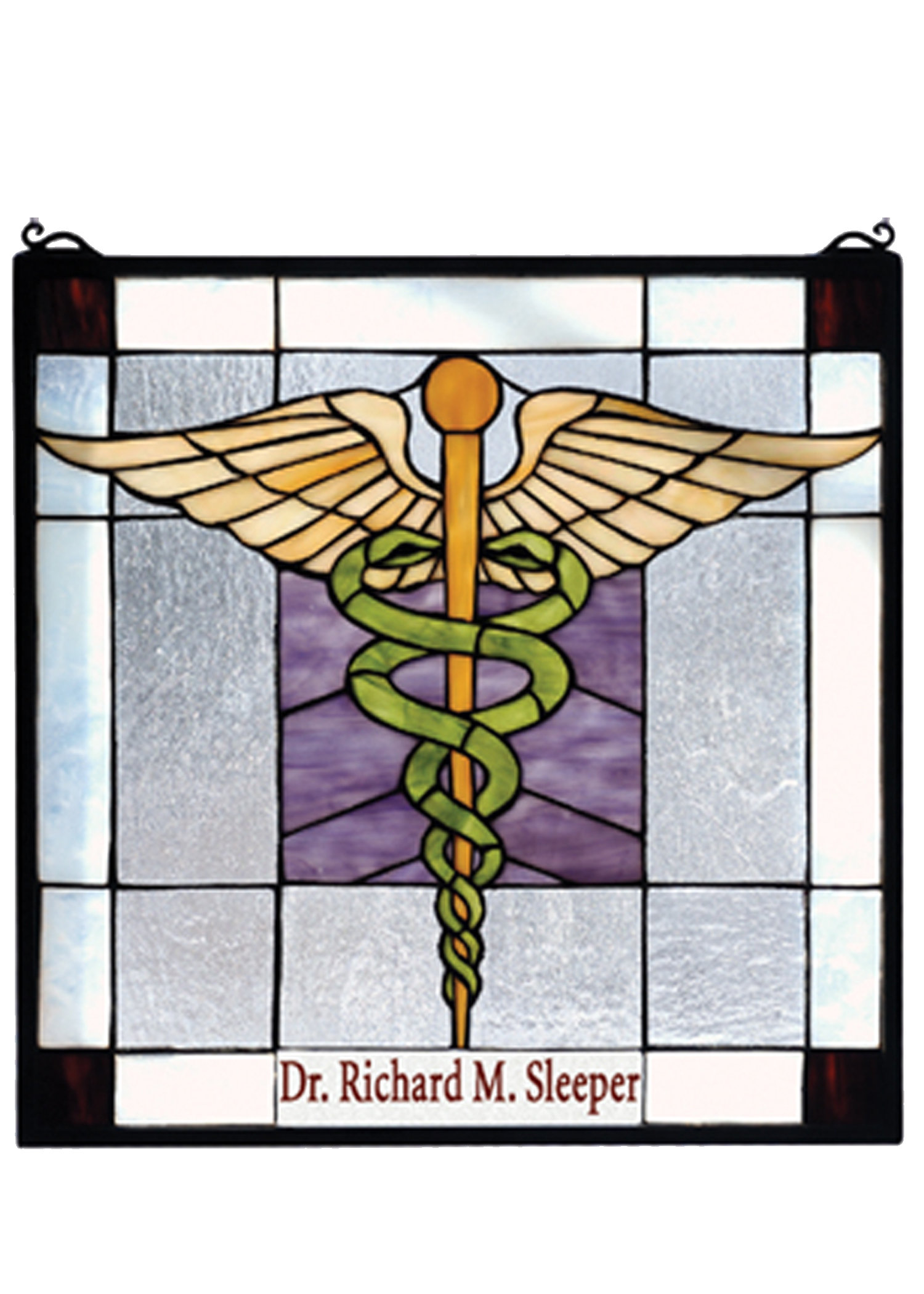 Meyda Lighting Personalized Medical Stained Glass Window | Wayfair