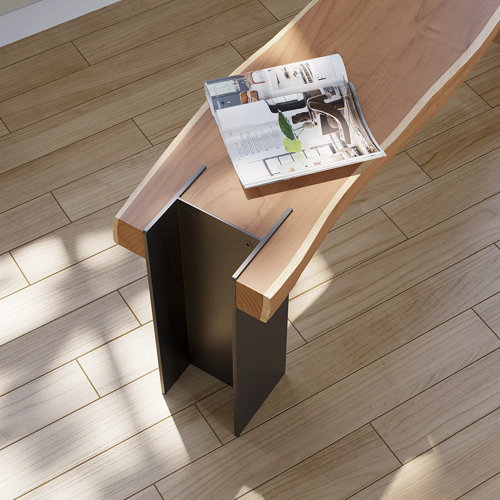 Homary Metal Outdoor Bench | Wayfair