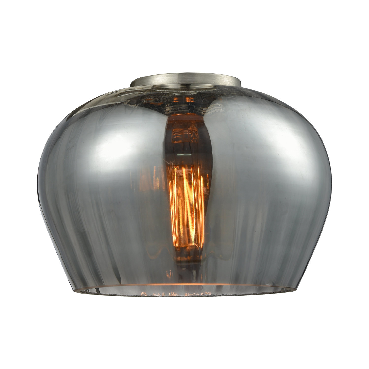 Beachcrest Home Patrina 5" H Glass Bowl Pendant Shade in Grey - Wayfair ...