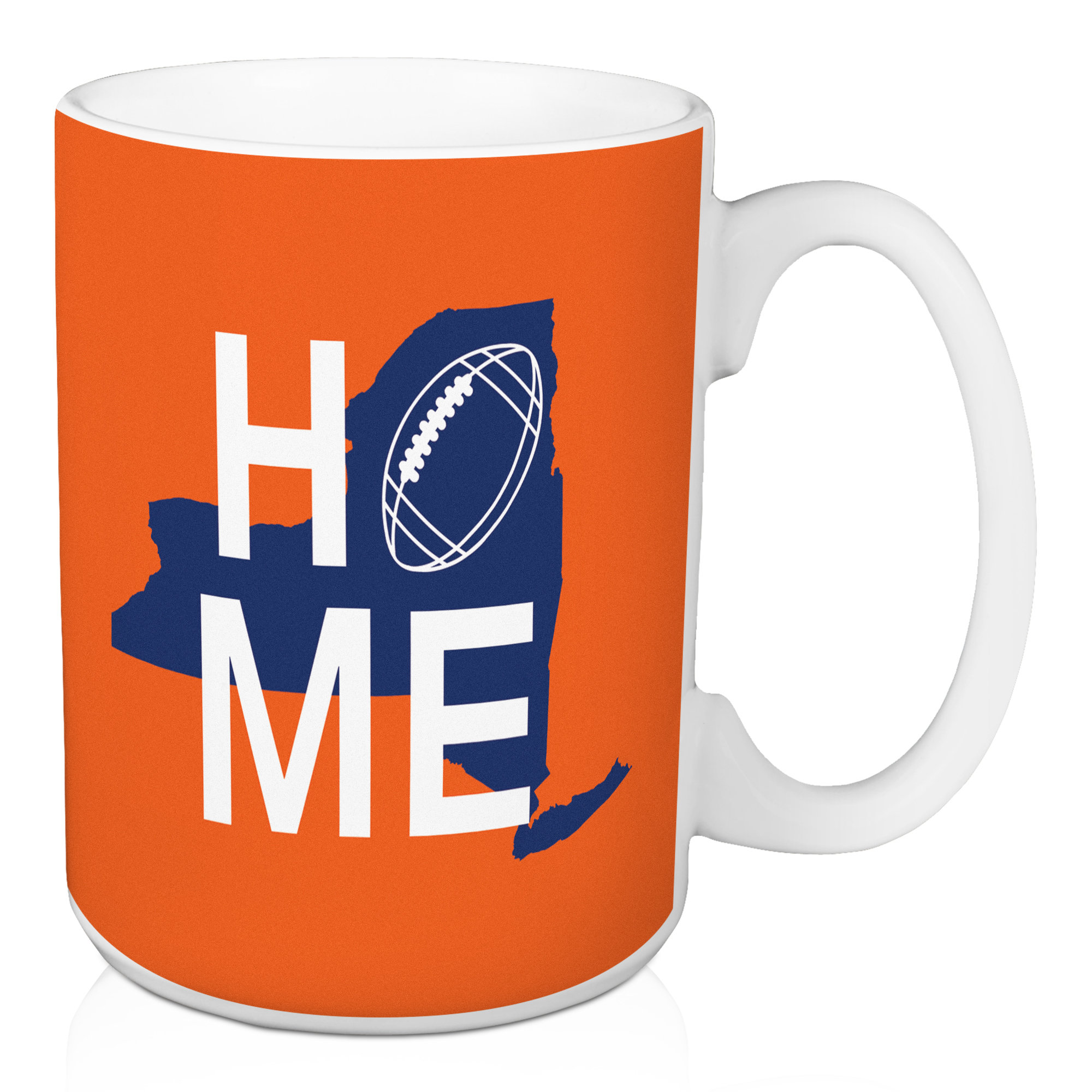 Ebern Designs Forbell New York Home Football Coffee Mug | Wayfair