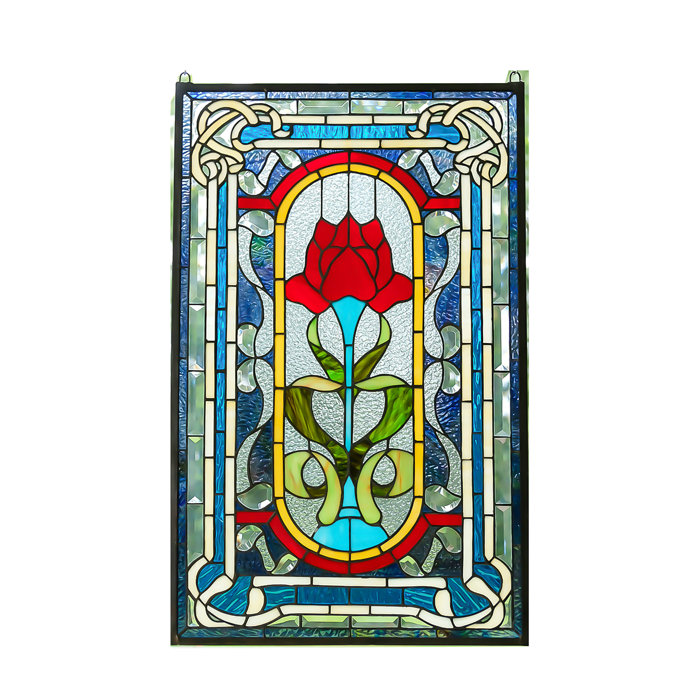Astoria Grand Plants & Flowers Window Panel | Wayfair