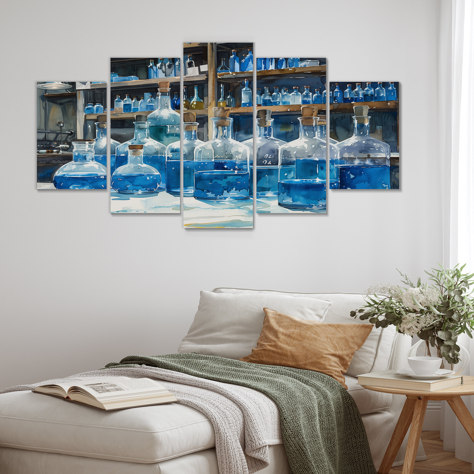 Lark Manor™ Blue Brown Chemical Synthetic Laboratories - Laboratories ...