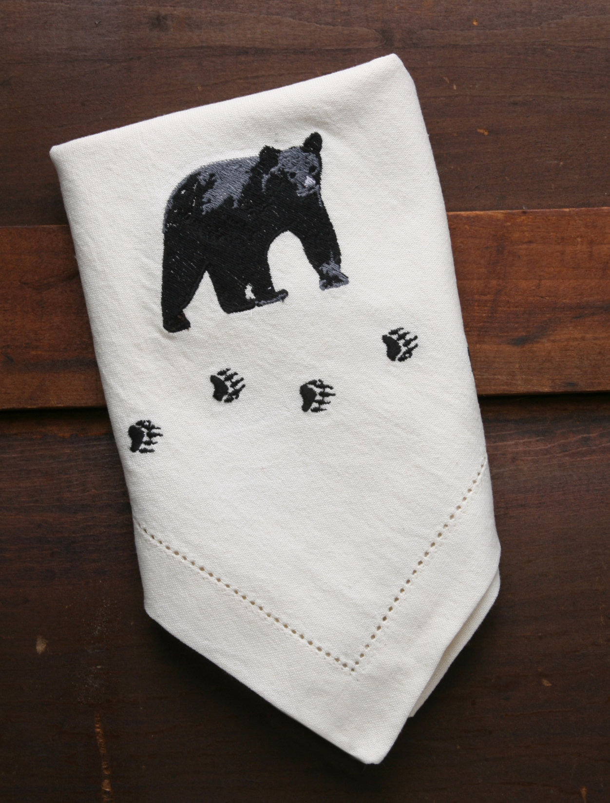Loon Peak® Emmanuel Bear 20" Cotton Napkin | Wayfair