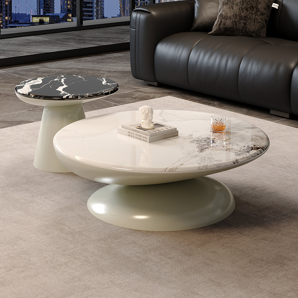 The Invincibles home Modern light luxury rock panel coffee table | Wayfair