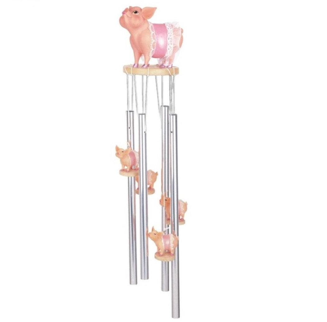 Arlmont & Co. Koraima Pig Wind Chime | Wayfair