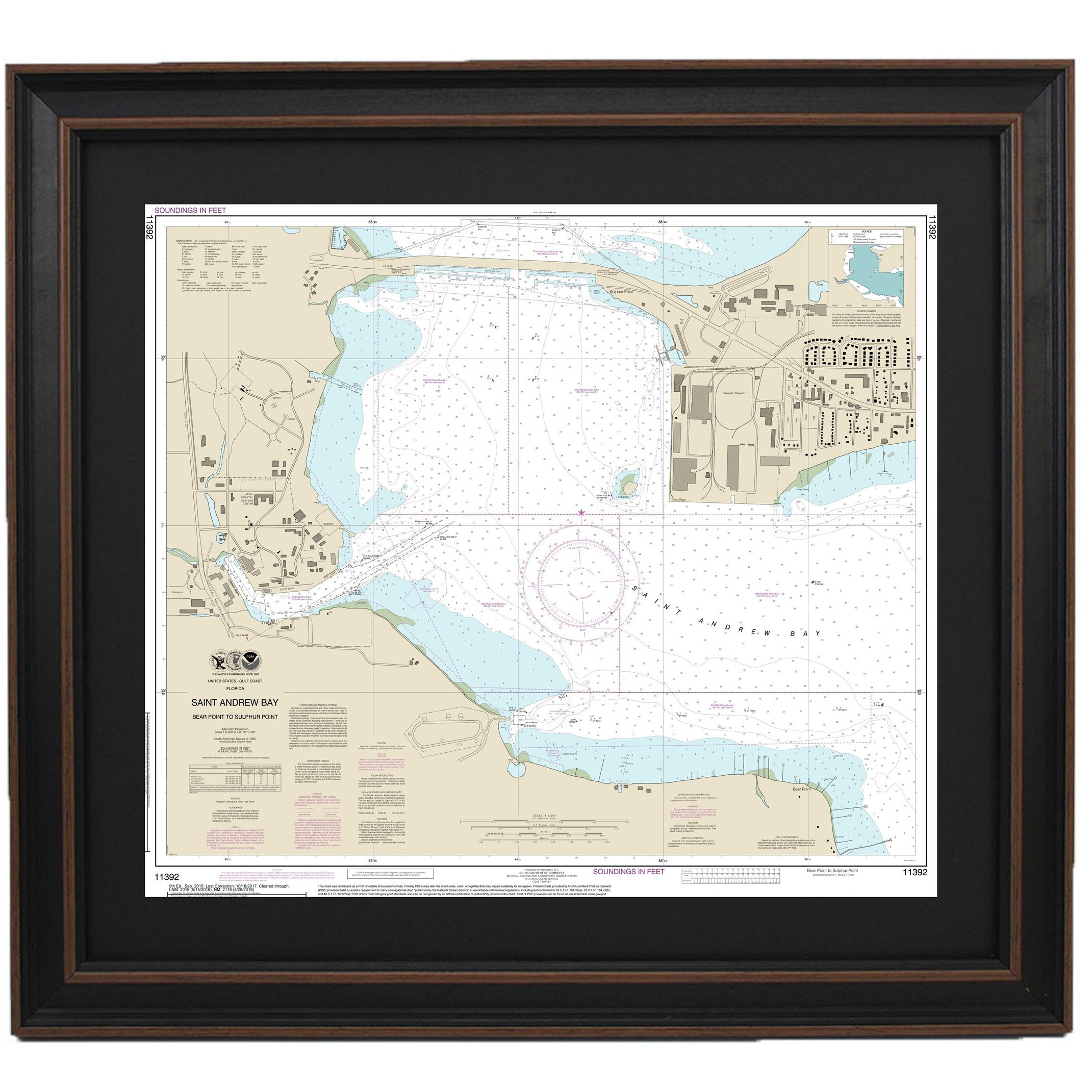Longshore Tides St. Andrew Bay Bear Point To Sulphur Point | Nautical ...