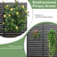 EUDovelina Privacy Metal Screen Fence Panel Horizontal Stripe Pattern ...