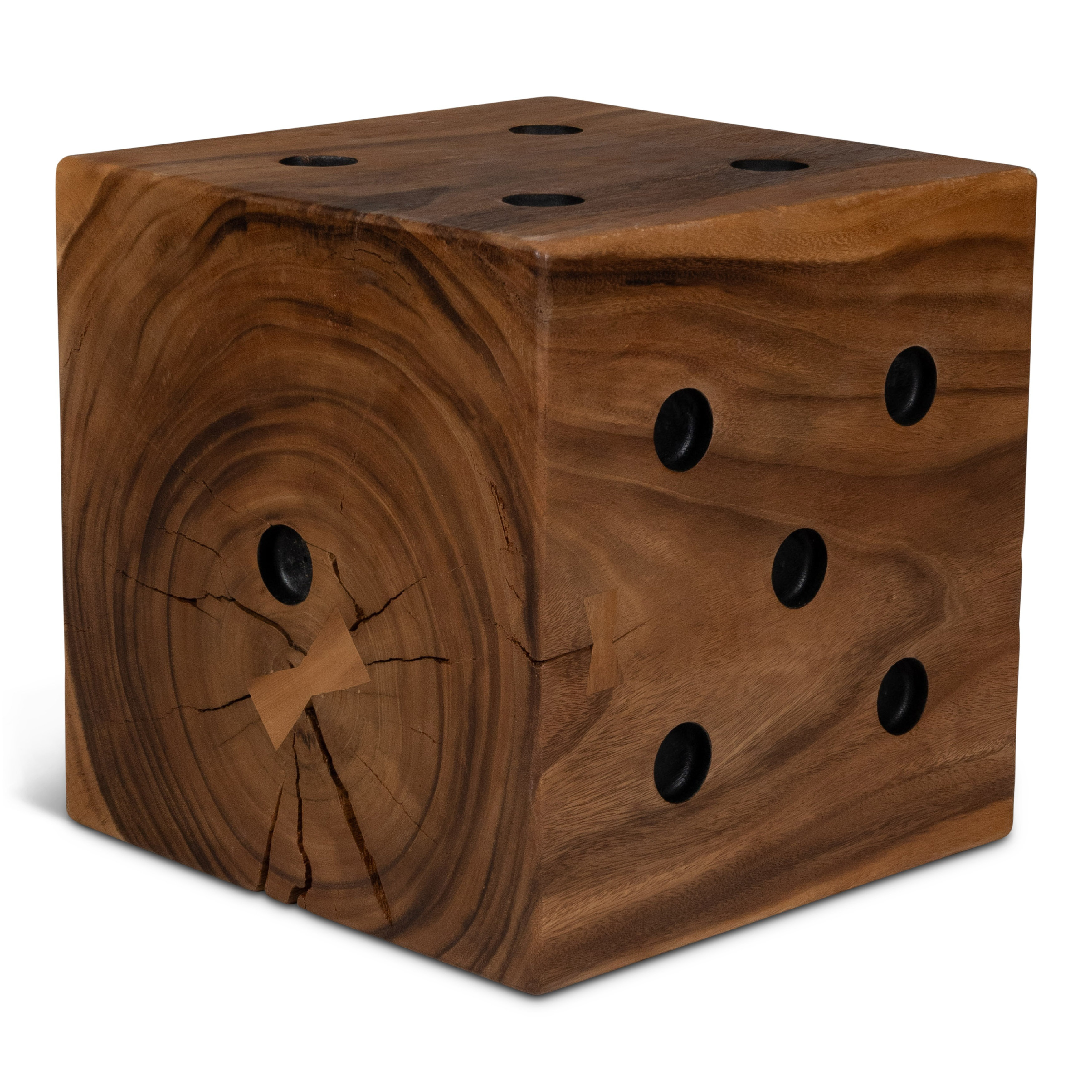 Loon Peak Jakaia Dice End Table - Wayfair Canada