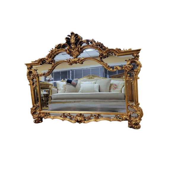 InfinityFurnitureImport Infinity Solid Wood Rectangle Wall Mirror | Wayfair