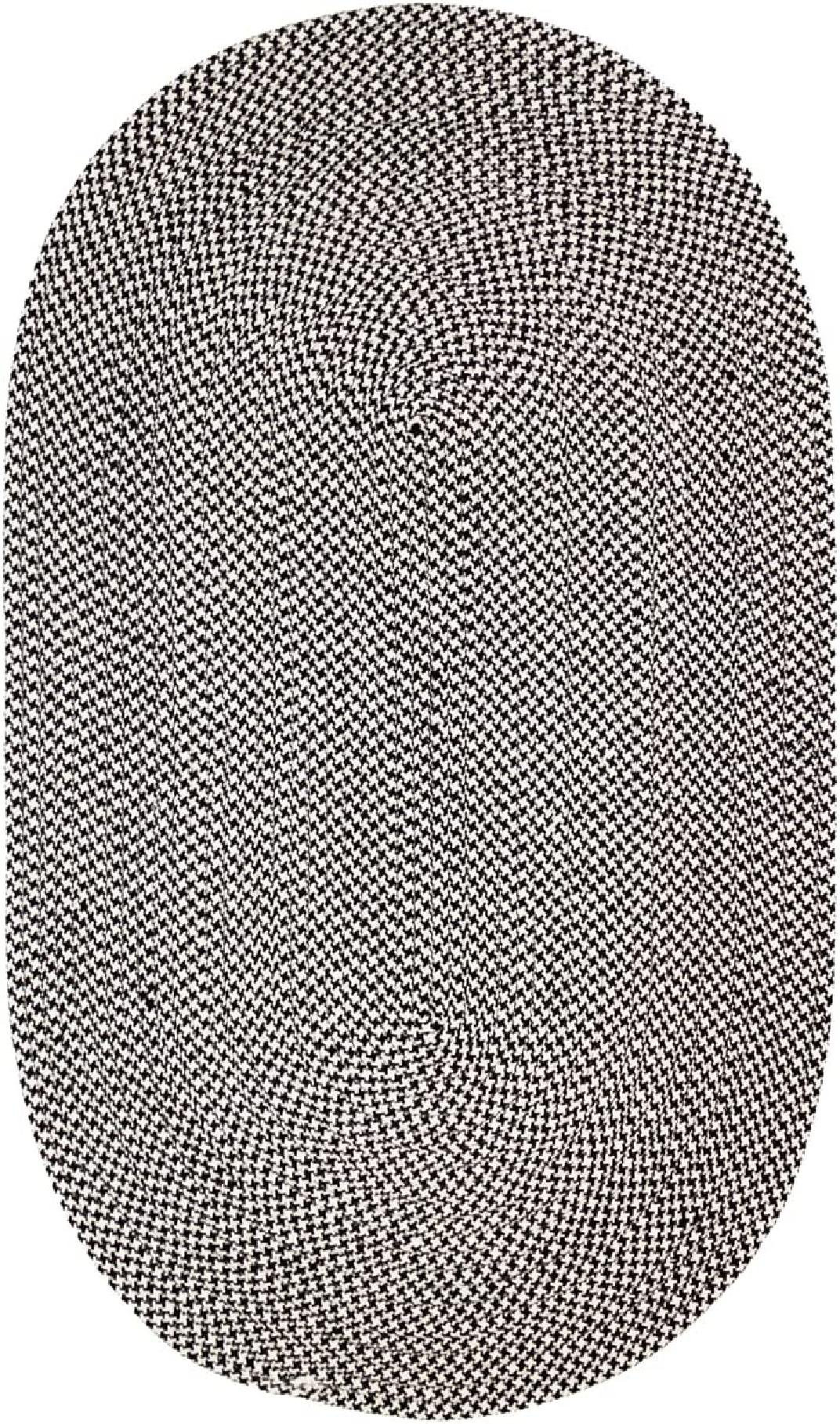 Latitude Run® Solid Color Hand Braided Oval 3' x 5' Polypropylene ...