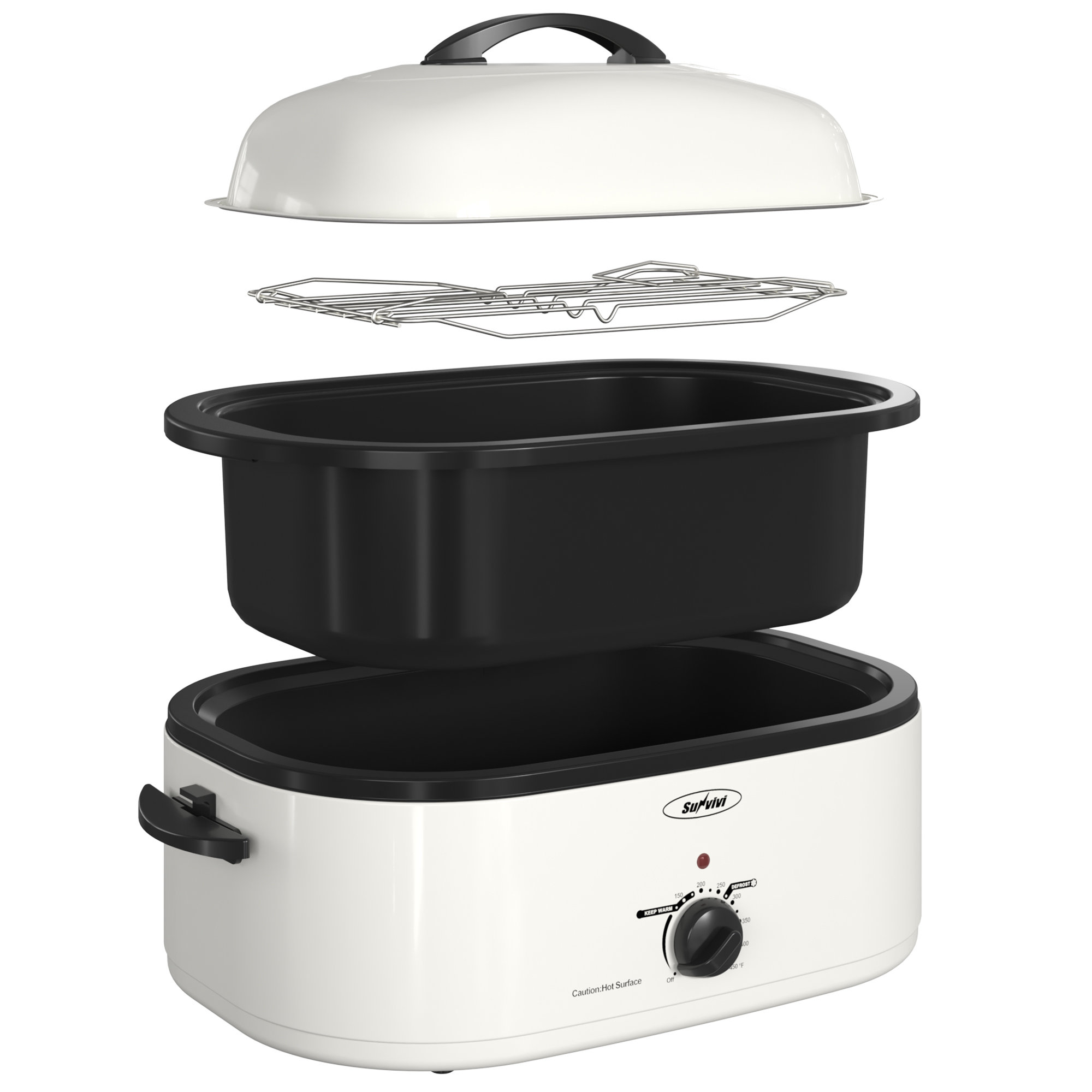 Sunvivi Multi Roaster Oven With Self-basting Lid & Reviews | Wayfair