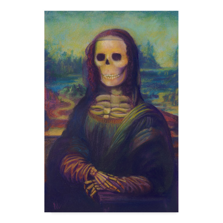 Bless international Bona Lisa On Canvas by Marie Marfia Fine Art Print ...