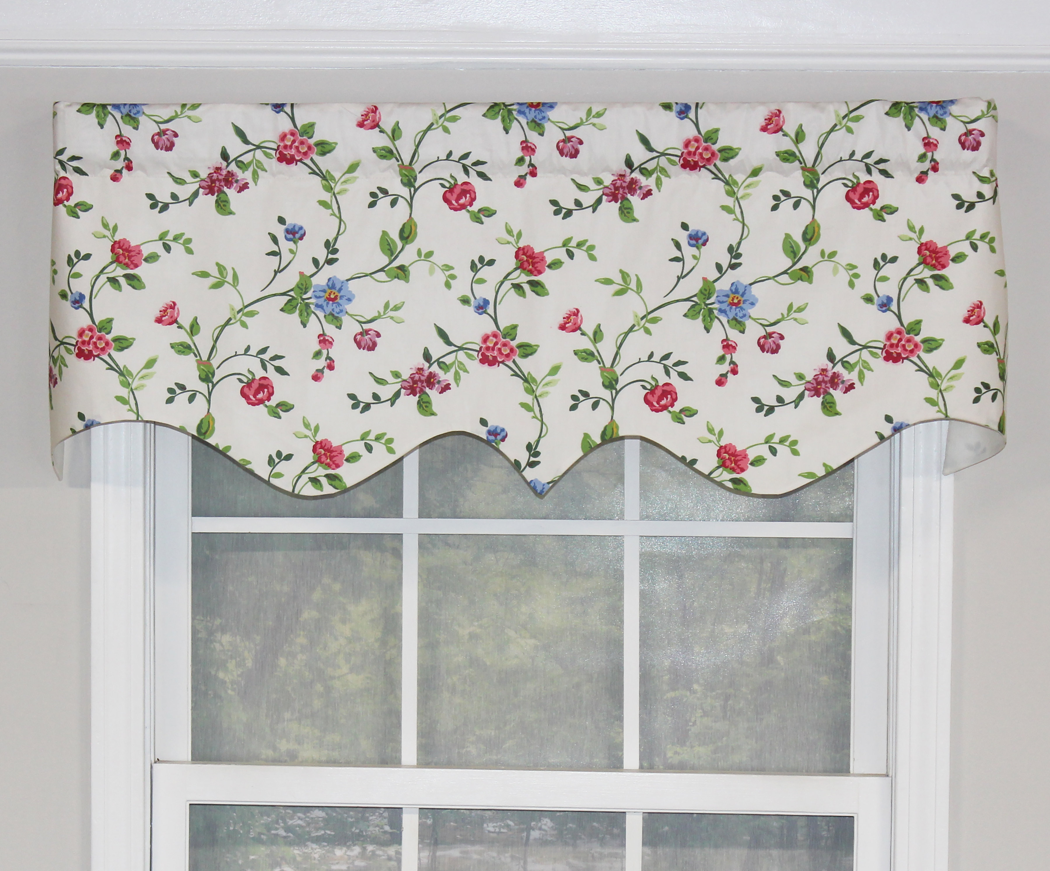Rosalind Wheeler English Garden Regal Valance Spring | Wayfair