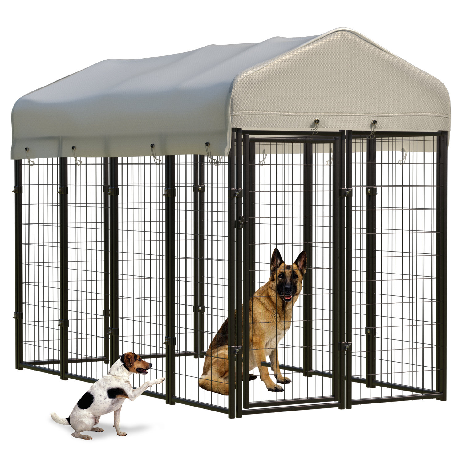 Homy Grigio Dog Pen | Wayfair