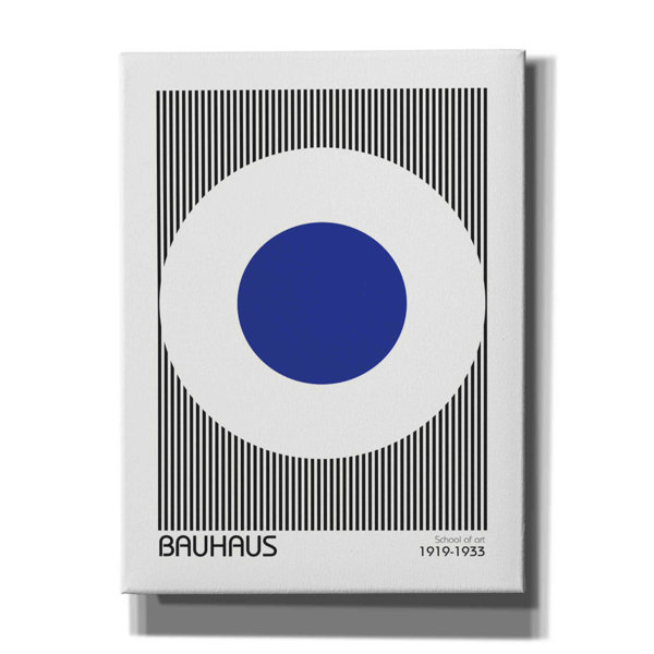 Orren Ellis Pessie Bauhaus 5 On Canvas by Design Fabrikken Print | Wayfair